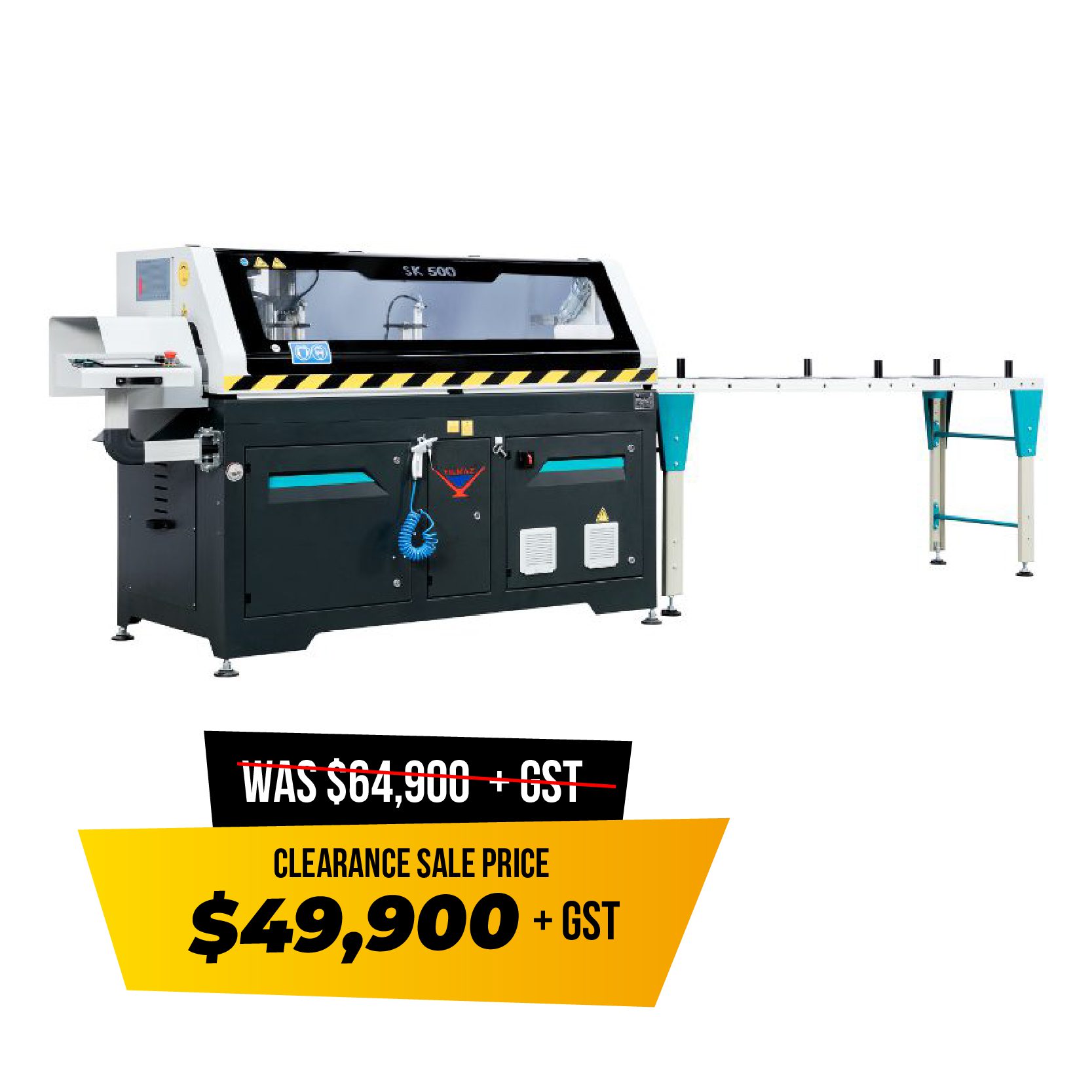 SK500 Auto Feed & Cut Aluminium Saw - AMS | Aluminium Machinery Solutions