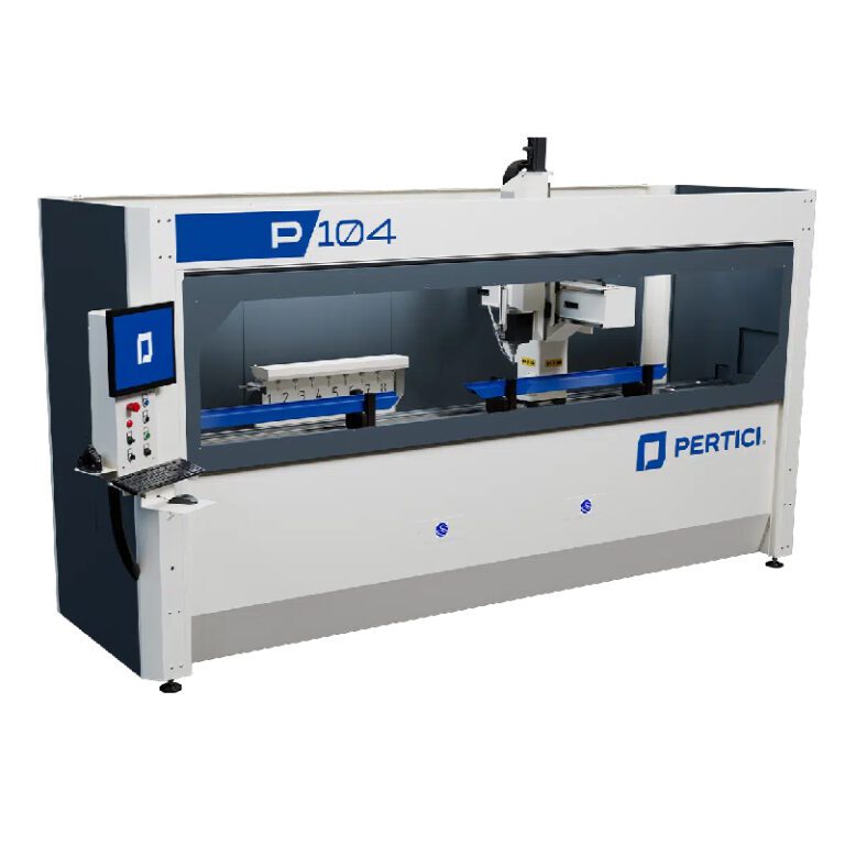Pertici P104 CNC Aluminium Profile Router - AMS | Aluminium Machinery ...